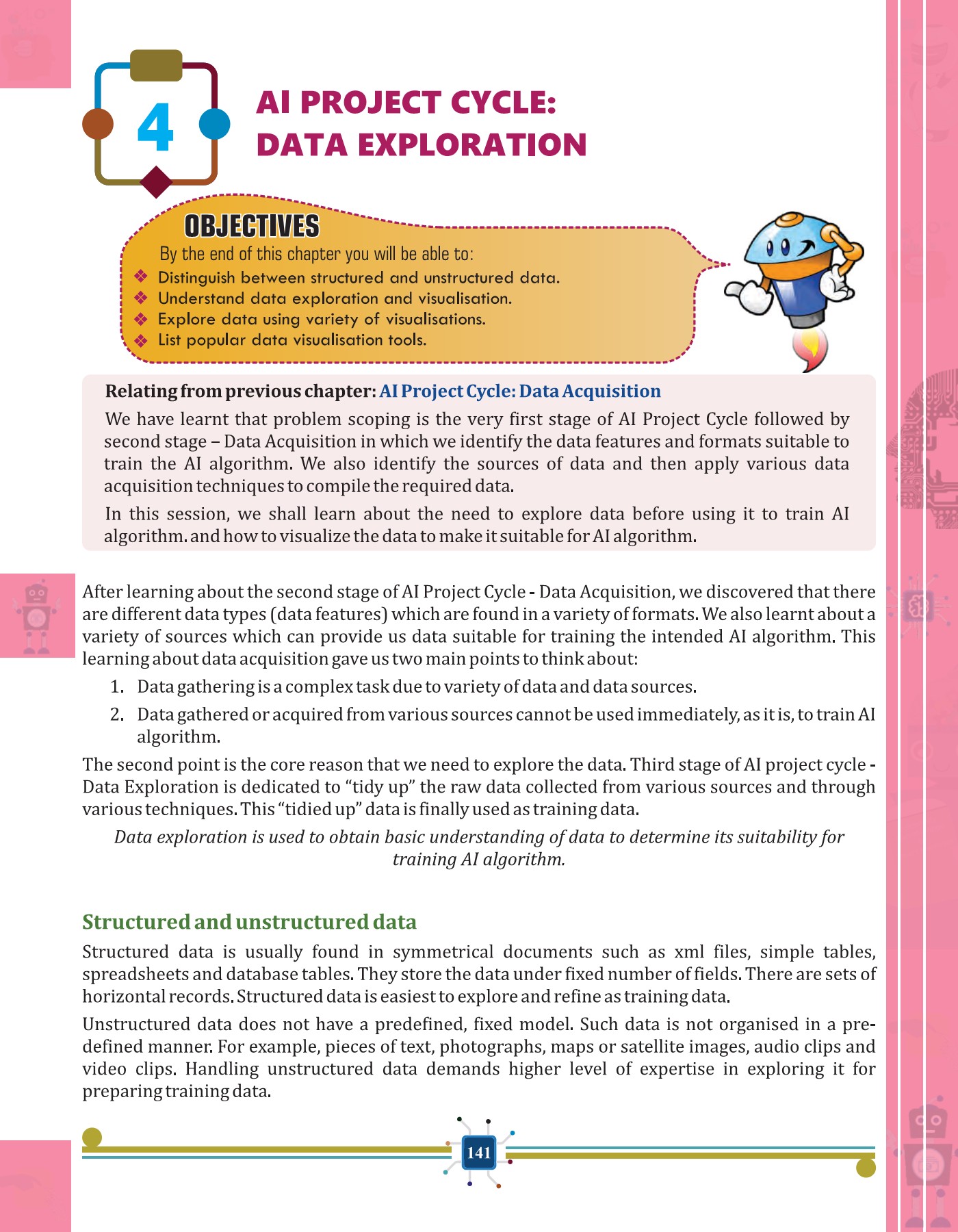 Artificial Intelligence CBSE Code 417 Class – IX - Edusoft Drive - Page 142 | Flip PDF Online ...