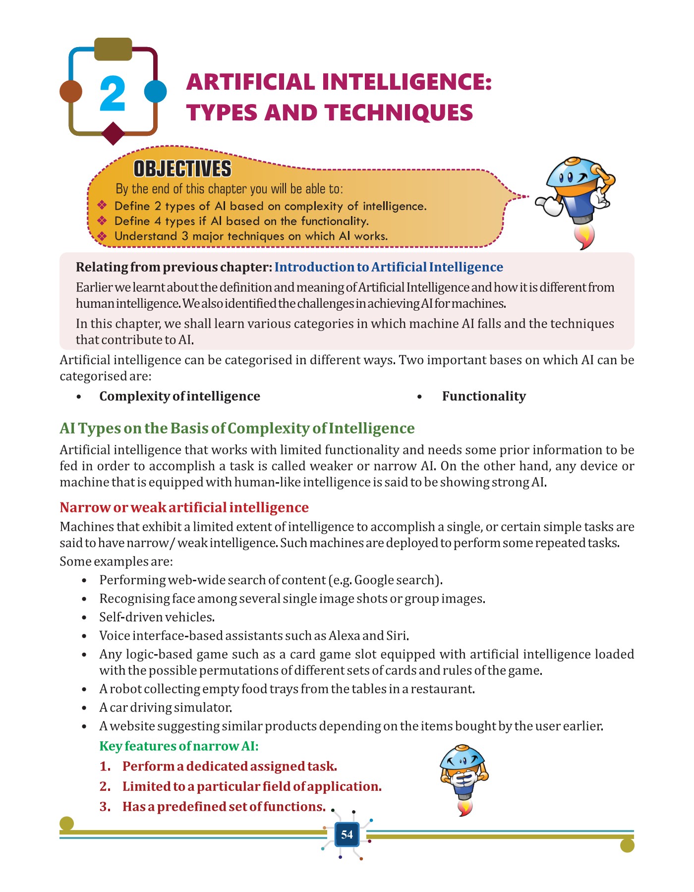 Artificial Intelligence Class IX - Edusoft Drive - Page 55 | Flip PDF Online | PubHTML5
