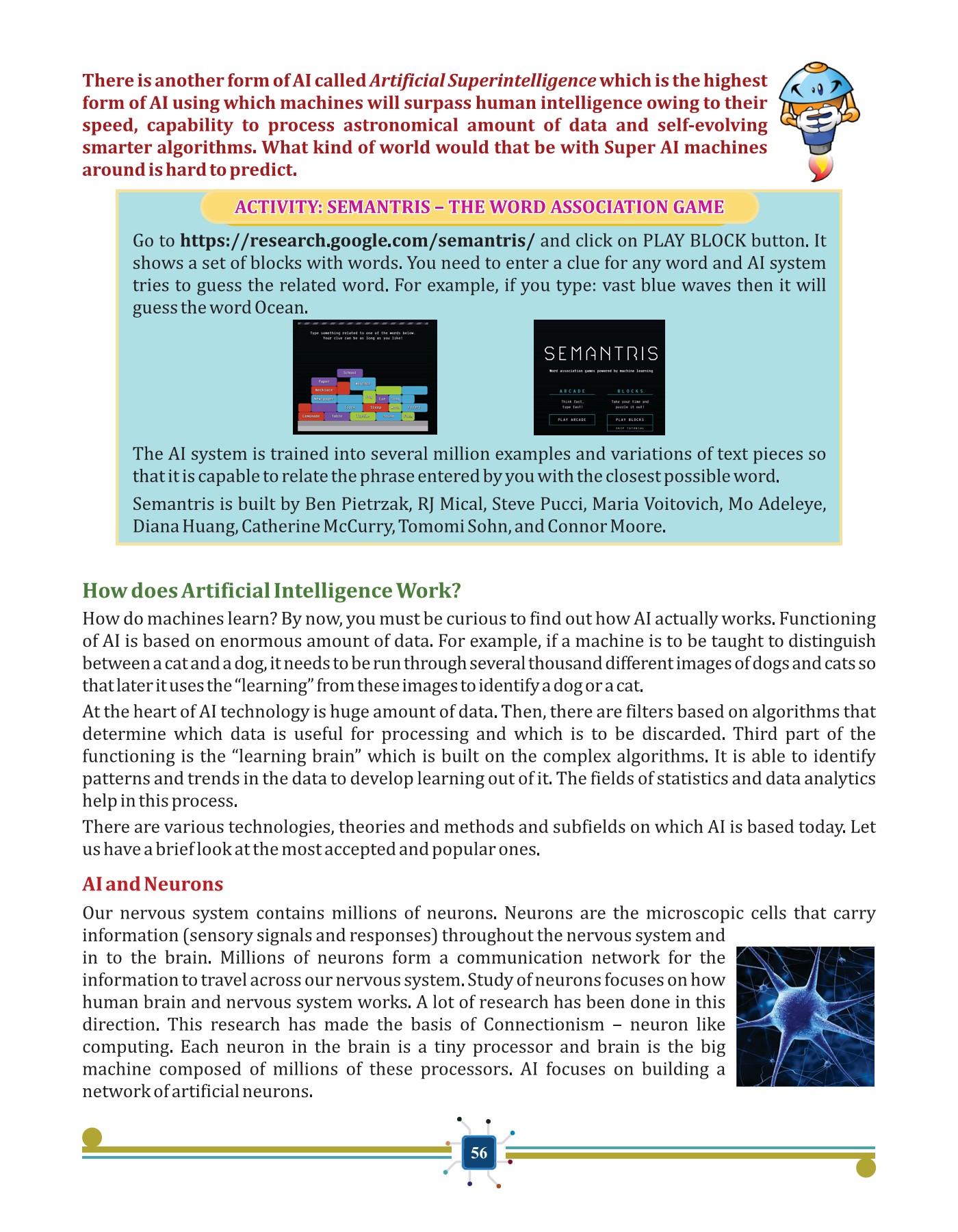 Artificial Intelligence Class IX - Edusoft Drive - Page 57 | Flip PDF Online | PubHTML5