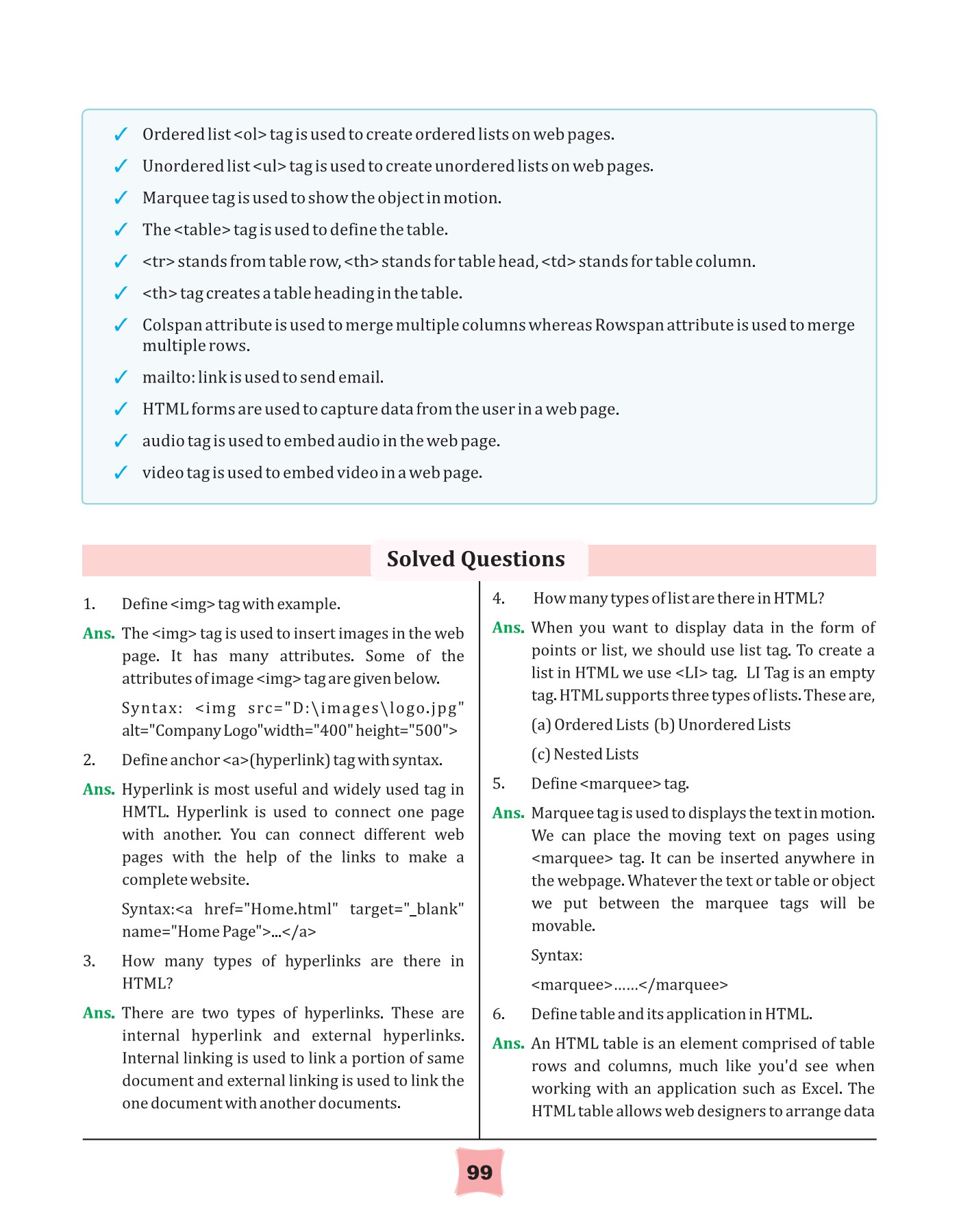 Computer Applications CBSE Code 165 Class- X - Edusoft Drive - Page 100 ...