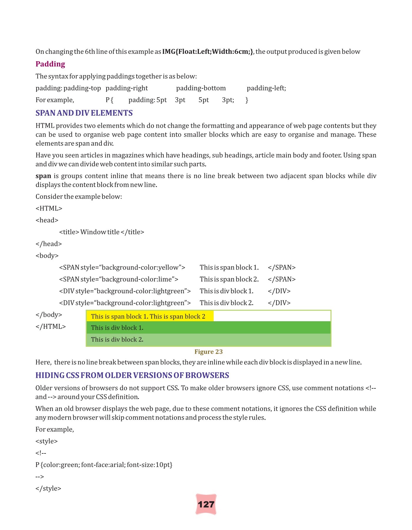Computer Applications CBSE Code 165 Class- X - Edusoft Drive - Page 128 ...