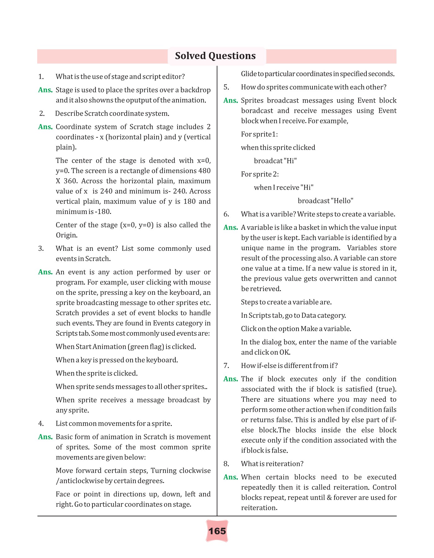 Computer Applications CBSE Code 165 Class- X - Edusoft Drive - Page 166 ...