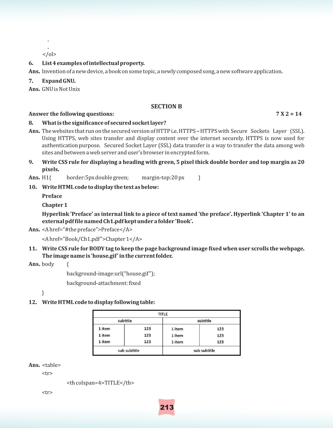 Computer Applications CBSE Code 165 Class- X - Edusoft Drive - Page 214 ...