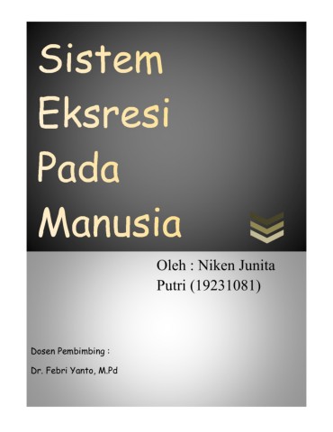 Modul Sistem Eksresi - Niken Junita Putri - Halaman 1 - 74 | PDF Online | PubHTML5