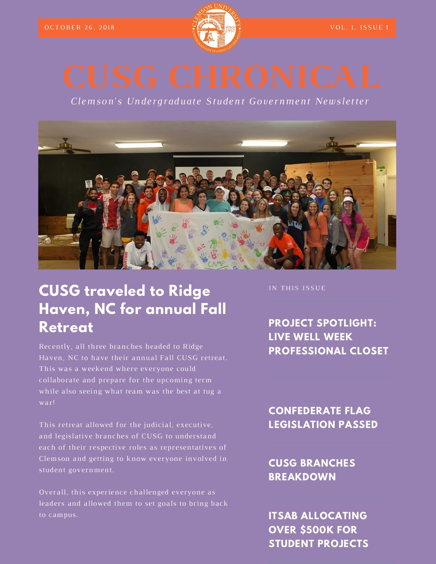 CUSG Chronicle Draft - hmicman - Page 1 - 11 | Flip PDF Online | PubHTML5