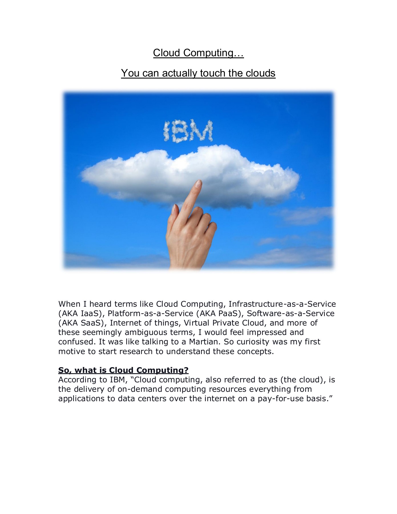 Cloud Computing - nahla roshdy - Page 1 - 7 | Flip PDF Online | PubHTML5