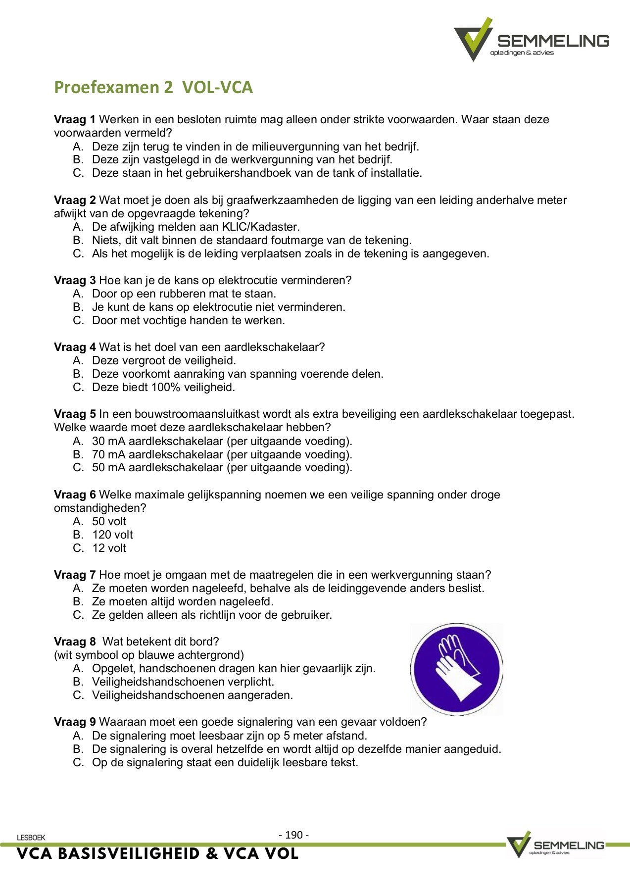 Lesboek VCA Semmeling - Semmeling Opleidingen & Advies - Pagina 194 | Flipboekje Online | PubHTML5