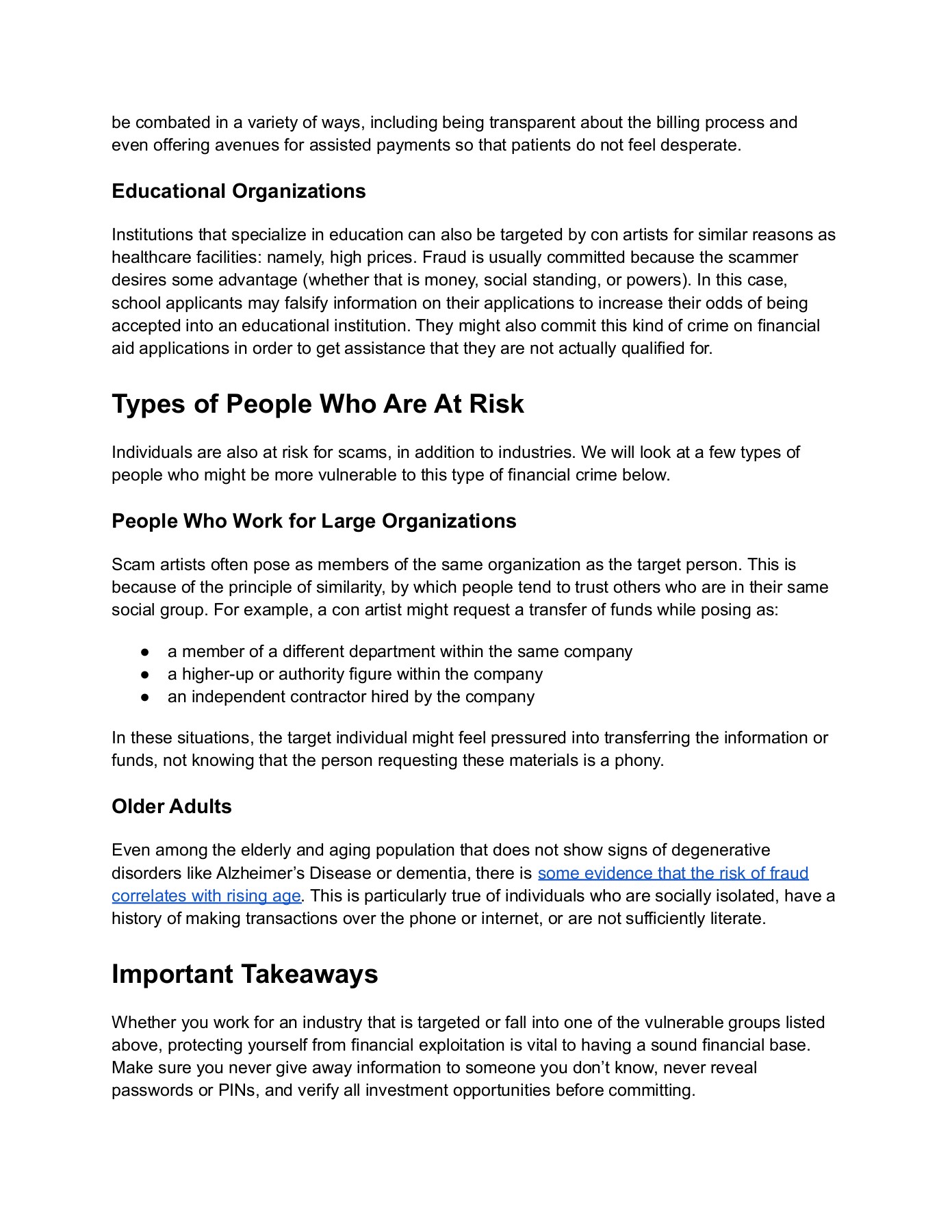 Omega Management Korea - Types of People At Risk for Fraud - Omega ...