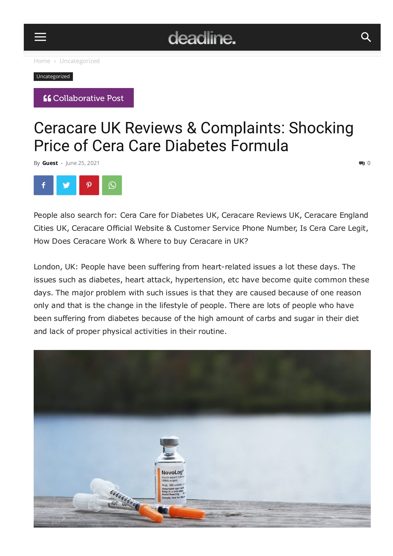 Ceracare – Introducing Better Health Formula! - ceragreencare - Page 1 ...