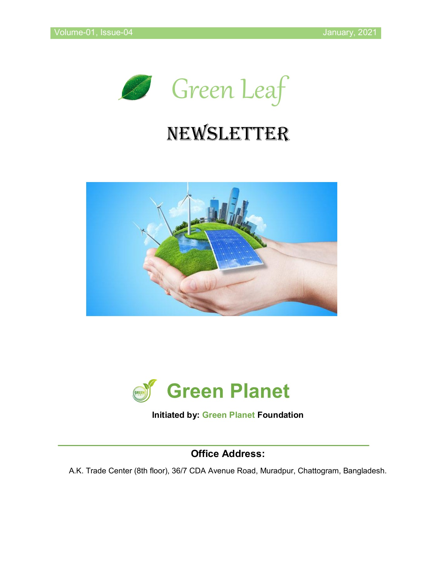Green Leaf_January Month Newsletter - greenplanetctg - Page 1 - 3 ...