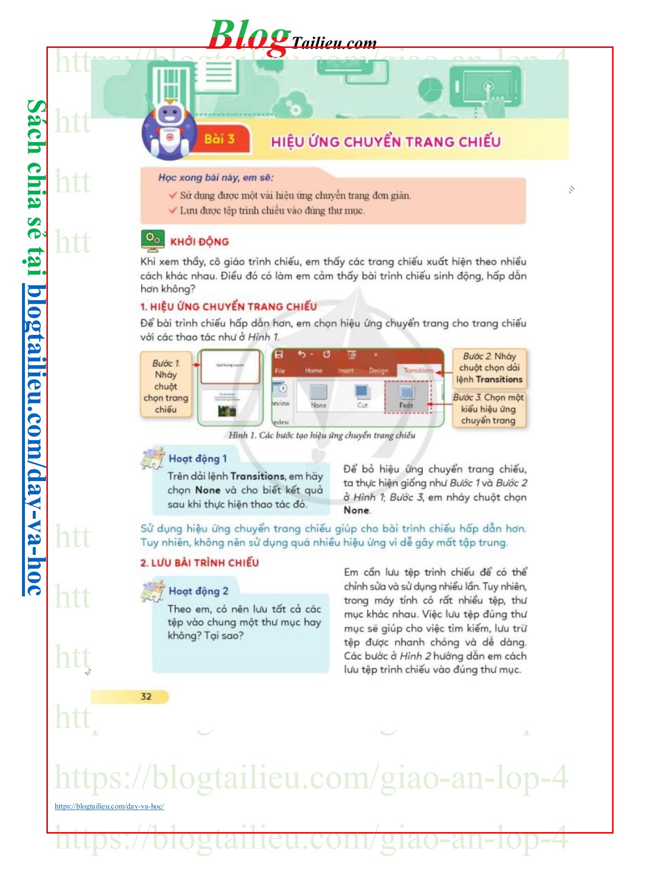 Tin học 4 - Cánh Diều - Hạ Tử - Trang 32 | PDF lật trang trực tuyến ...