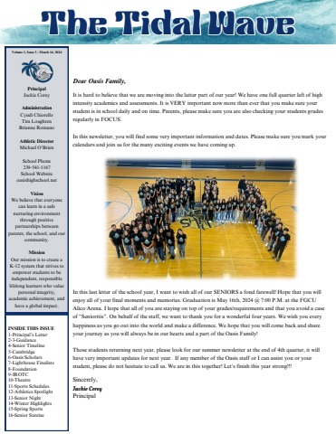 The Tidal Wave Volume 1, Issue 3