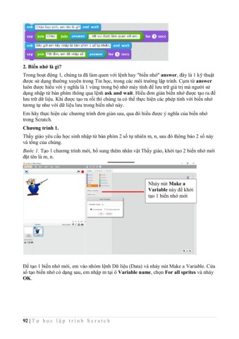 Sách Scratch - Thầy Bùi Việt Hà - Khin Vlogs - Trang 92 | PDF lật trang trực tuyến | PubHTML5