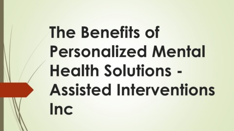 The Benefits of Personalized Mental Health Solutions
