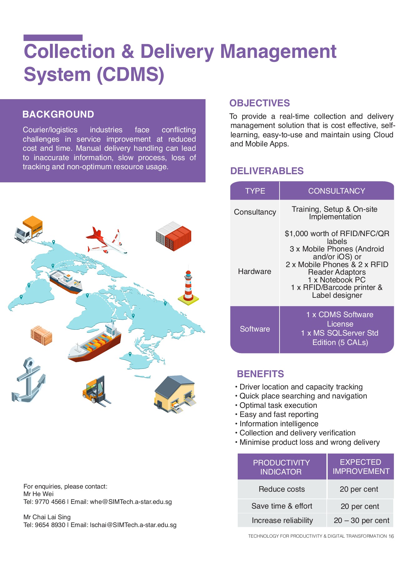 Collection Delivery Management System - SIMTech - Page 1 - 1 | Flip PDF ...