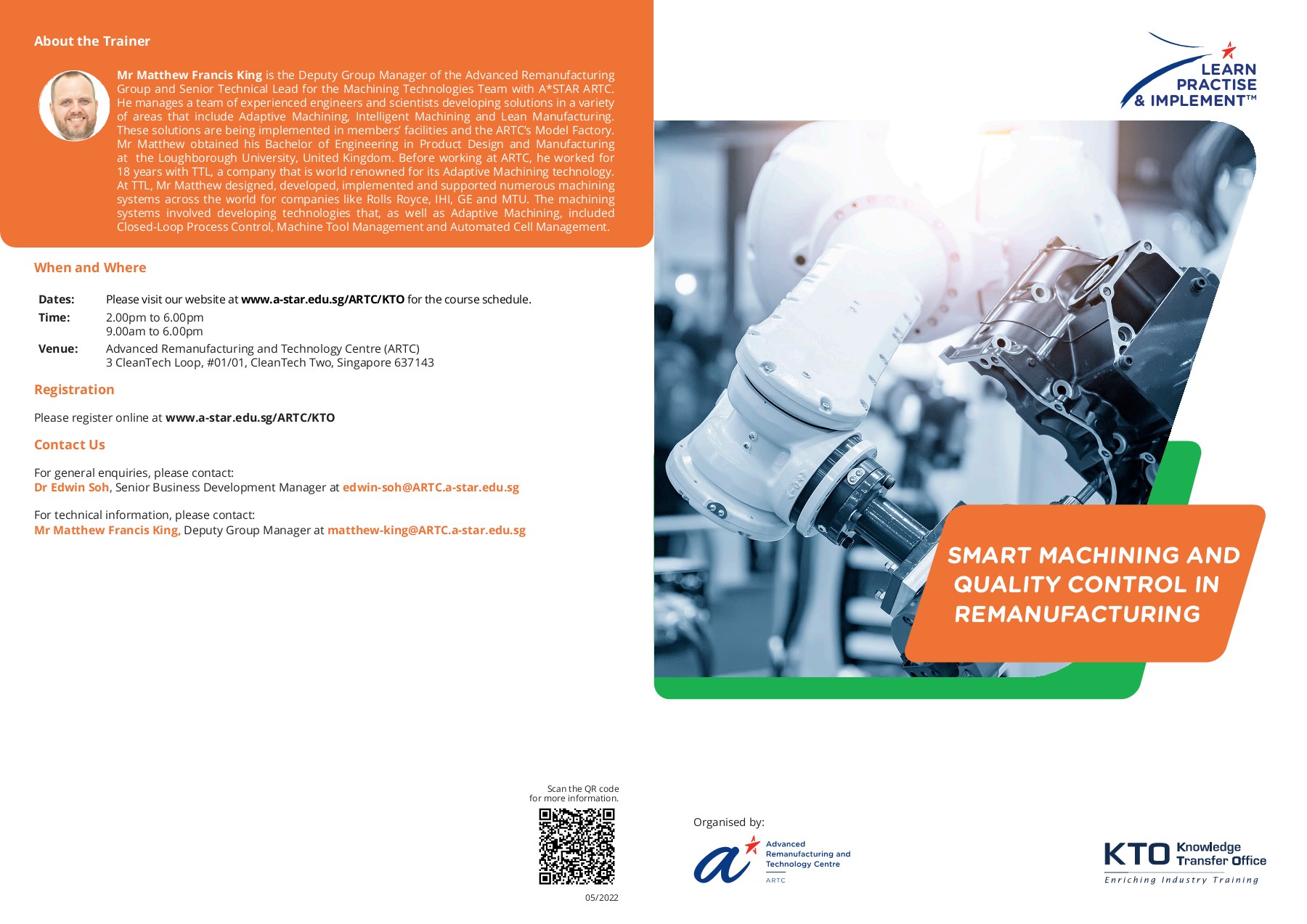 Smart Machining and Quality Control In Remanufacturing (Spreads) - SIMTech - Page 1 - 2 | Flip ...