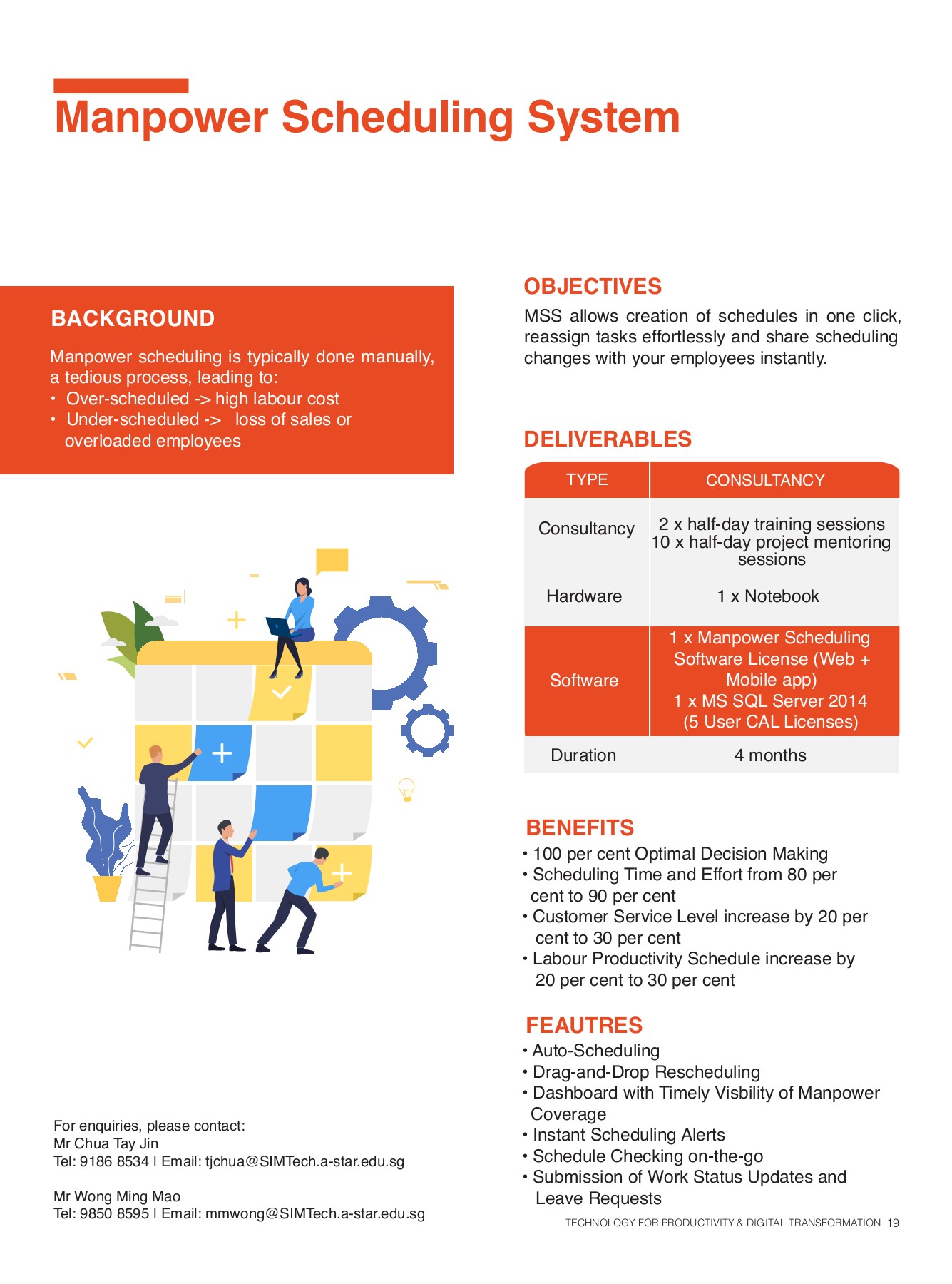 Manpower Scheduling System - SIMTech - Page 1 - 1 | Flip PDF Online ...