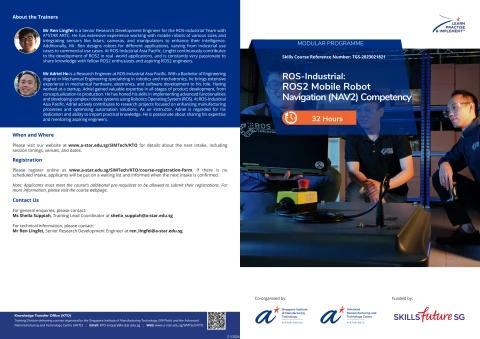 ROS-Industrial: ROS2 Mobile Robot Navigation (Nav2) Competency (Spreads)