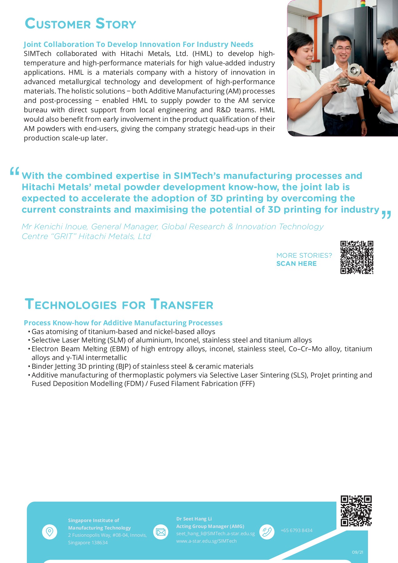 Additive Manufacturing Group - SIMTech - Page 2 | Flip PDF Online | PubHTML5