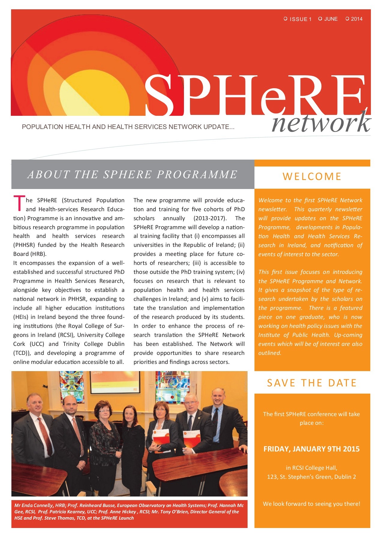 SPHeRE Newsletter - Volume 1, Issue1 - sphereprogramme - Page 1 - 4 ...