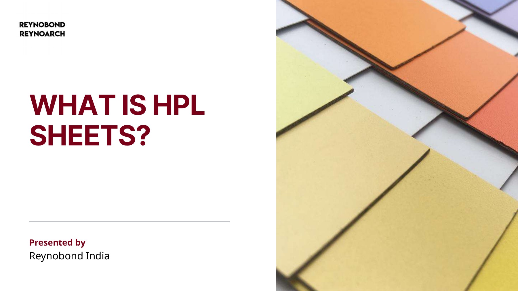 WHAT IS HPL SHEETS - A Guide by ReynoArch? - Reynobond India - Page 1 ...