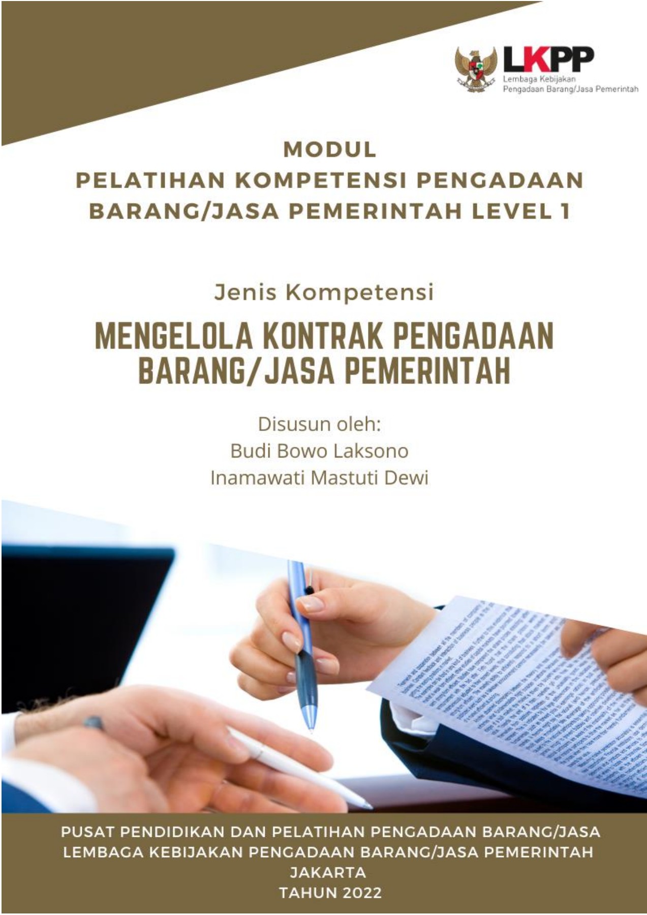 Modul 5 JK Mengelola Kontrak PBJP Level 1-V2.4 - D. D. A. - Kaca 1 - 181 | PDF Online | PubHTML5