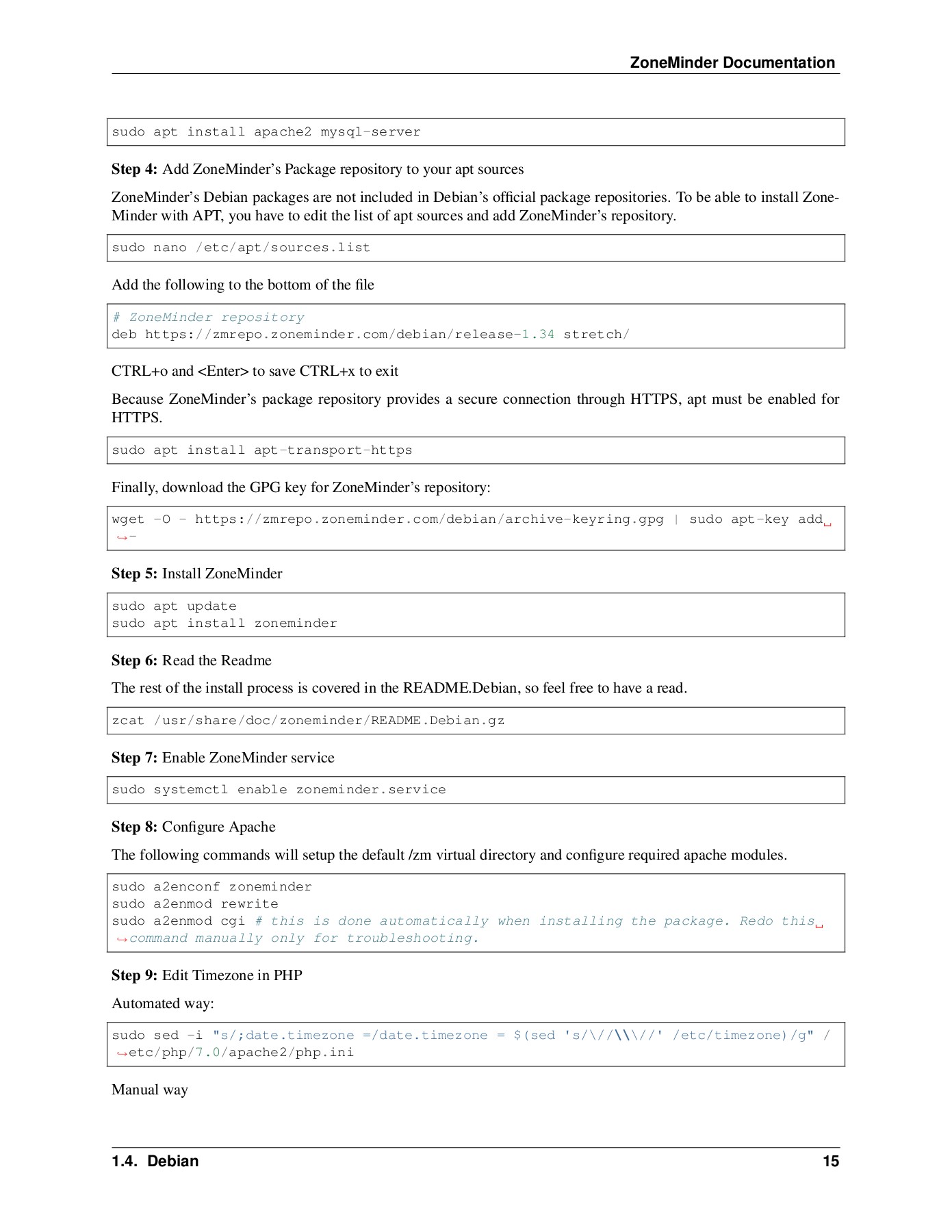 zoneminder doc - Geyonk Yuli Setiawan - Page 19 | Flip PDF Online | PubHTML5