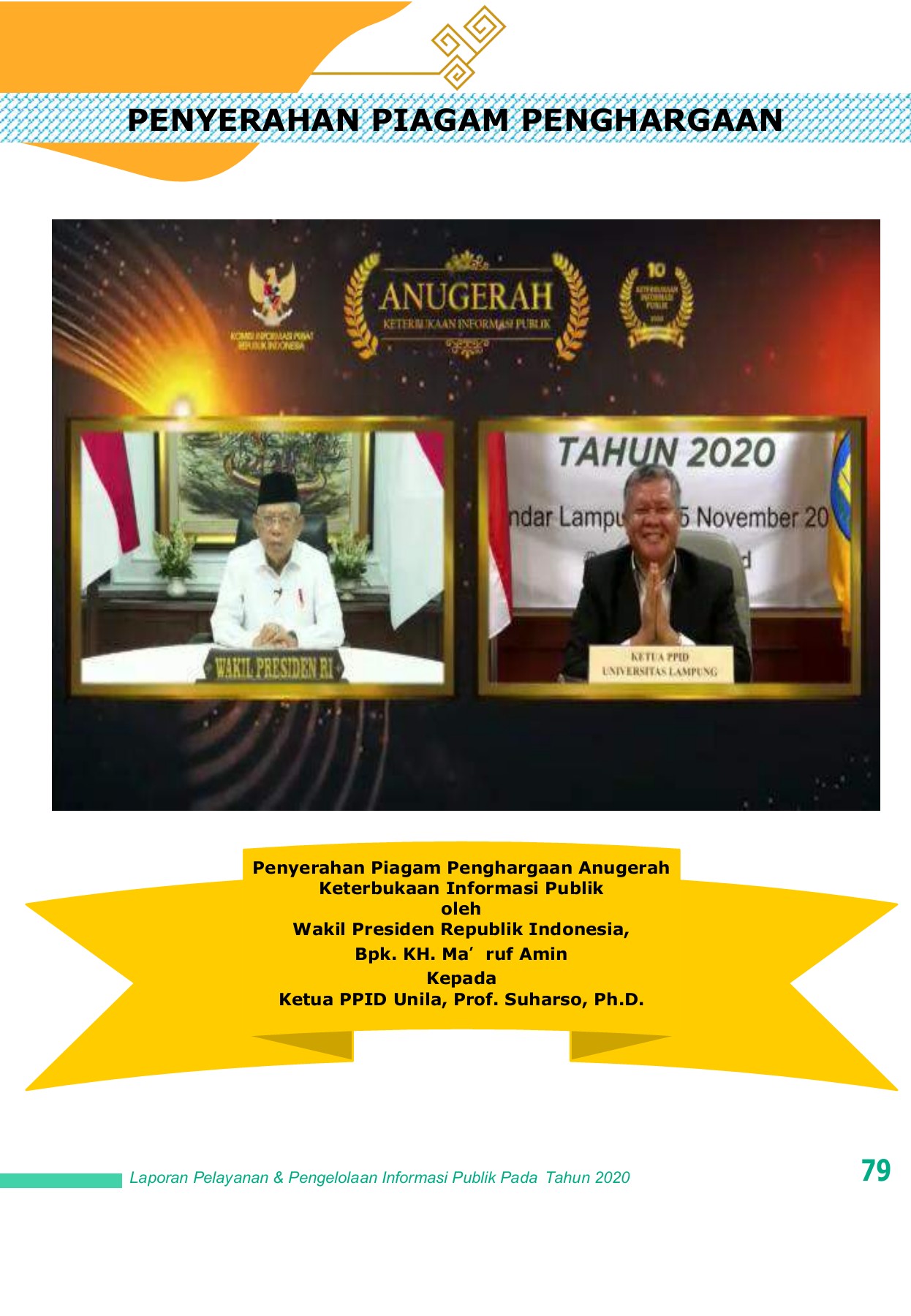 LAPORAN PELAYANAN PPID UNILA 2020 - satriamadangkara - Halaman 112 | PDF Online | PubHTML5