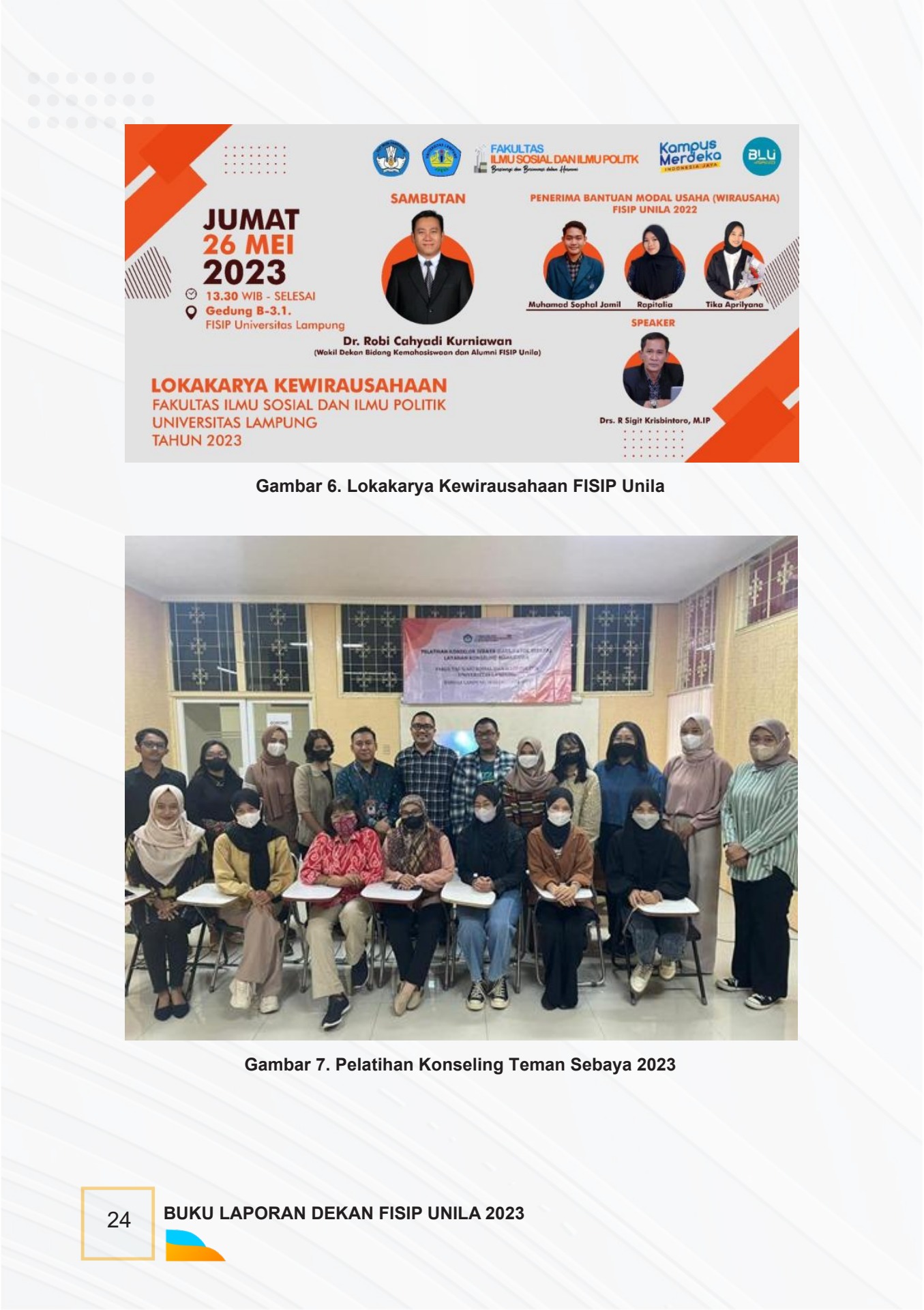 LAPORAN DEKAN FISIP 2023 V-1 - satriamadangkara - Halaman 34 | PDF ...