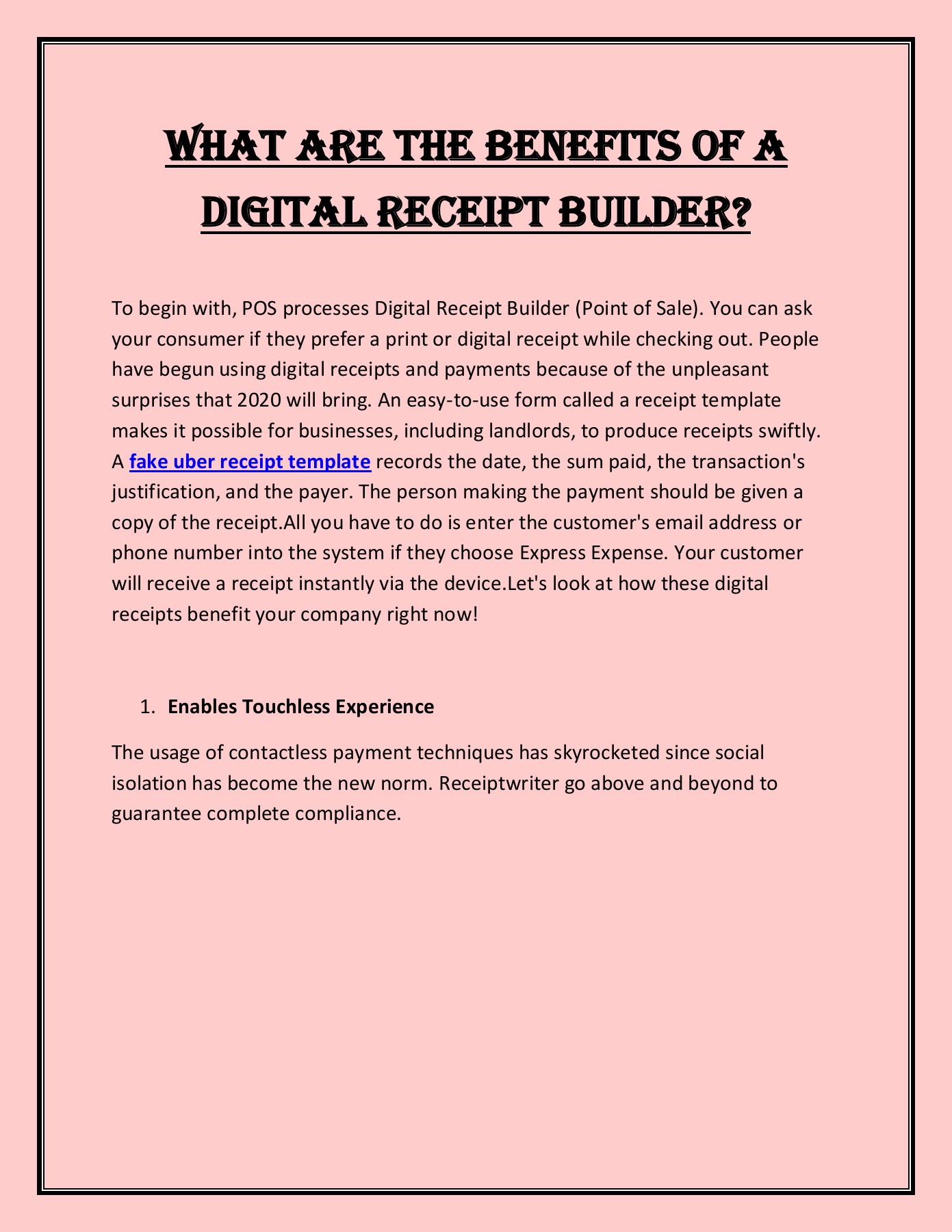 What Are the Benefits of a Digital Receipt Builder - receipt builder ...