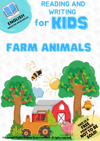 Reading and Writing Farm Animals English Created Resources_clone