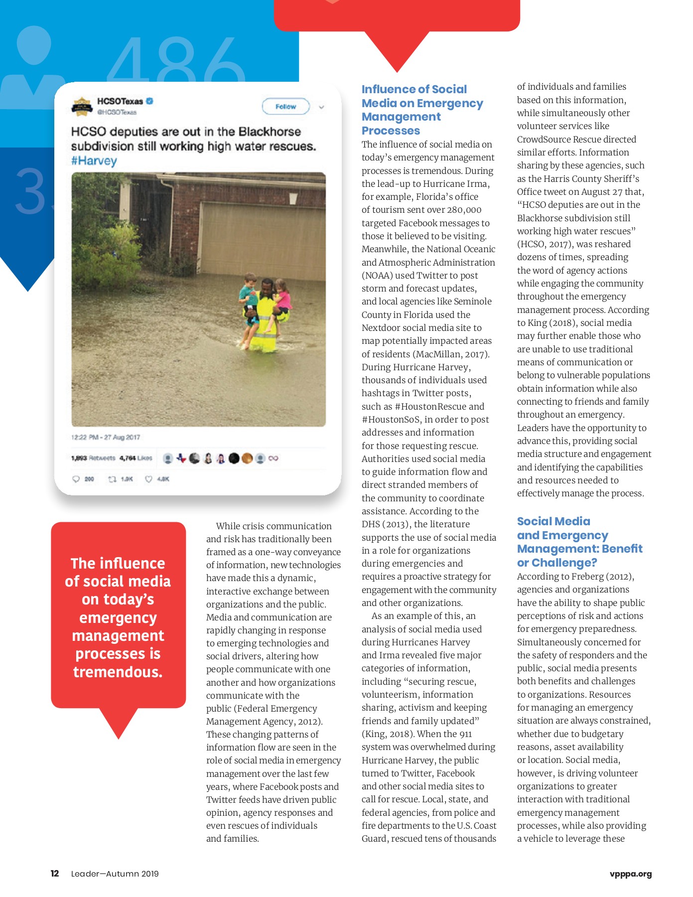 Autumn 2019 Leader Magazine - Natural Disasters - Communications - Page ...