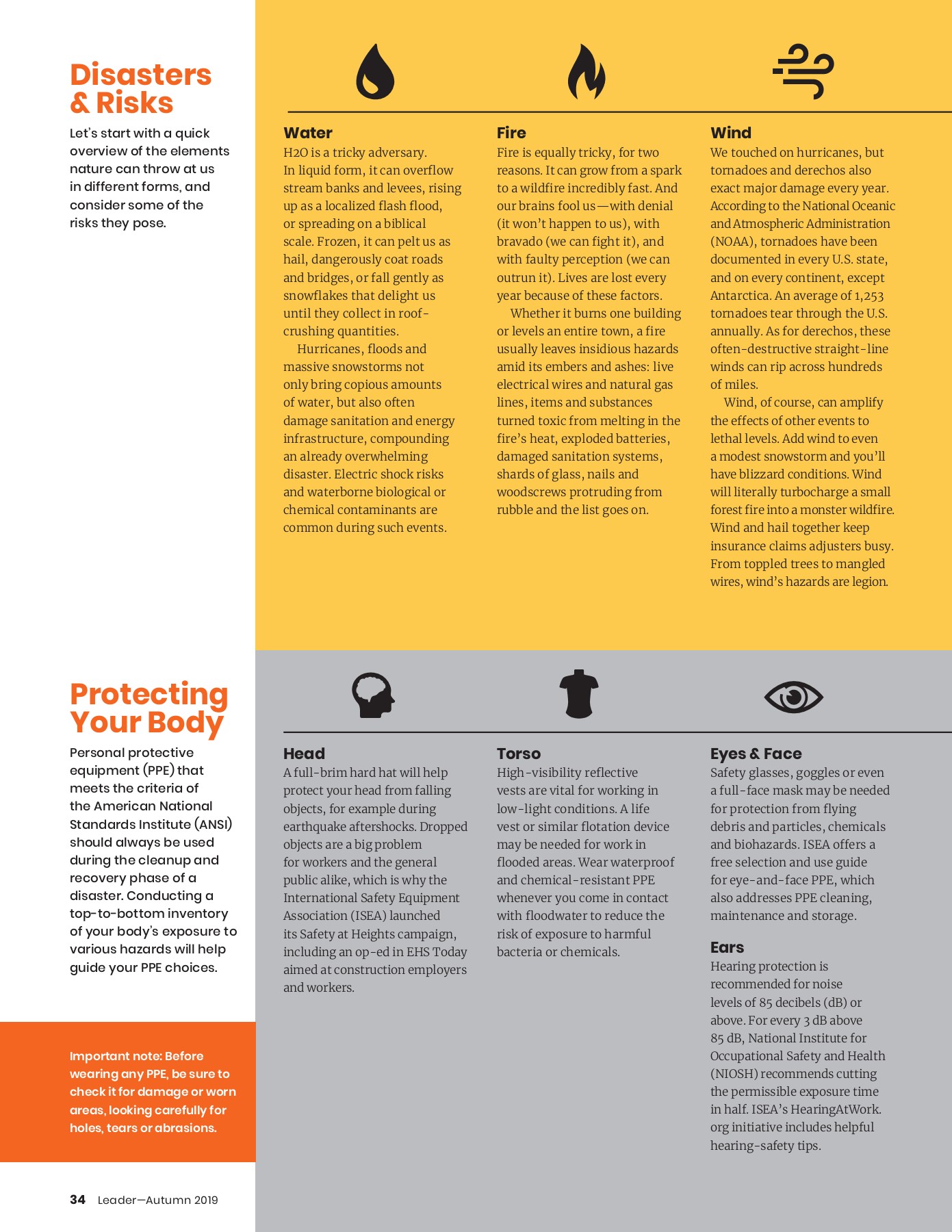 Autumn 2019 Leader Magazine - Natural Disasters - Communications - Page ...