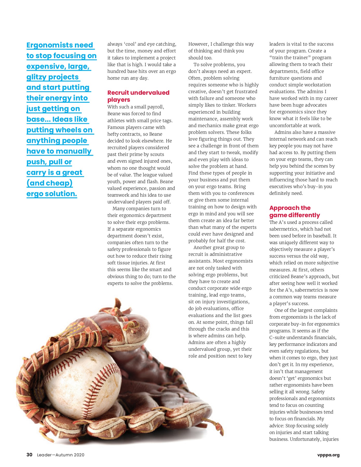 Autumn Leader Magazine - Ergonomics - Communications - Page 30 | Flip ...