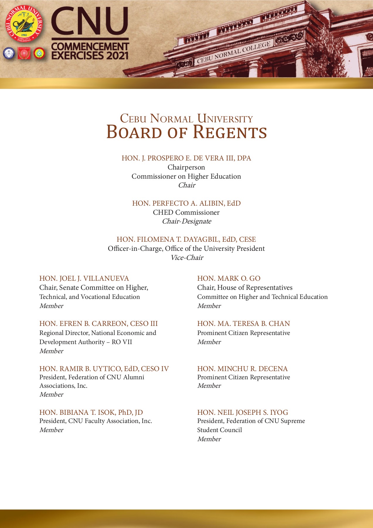 CNU Commencement Rites 2021 - Jordan Loven Pableo - Page 14 | Flip PDF ...