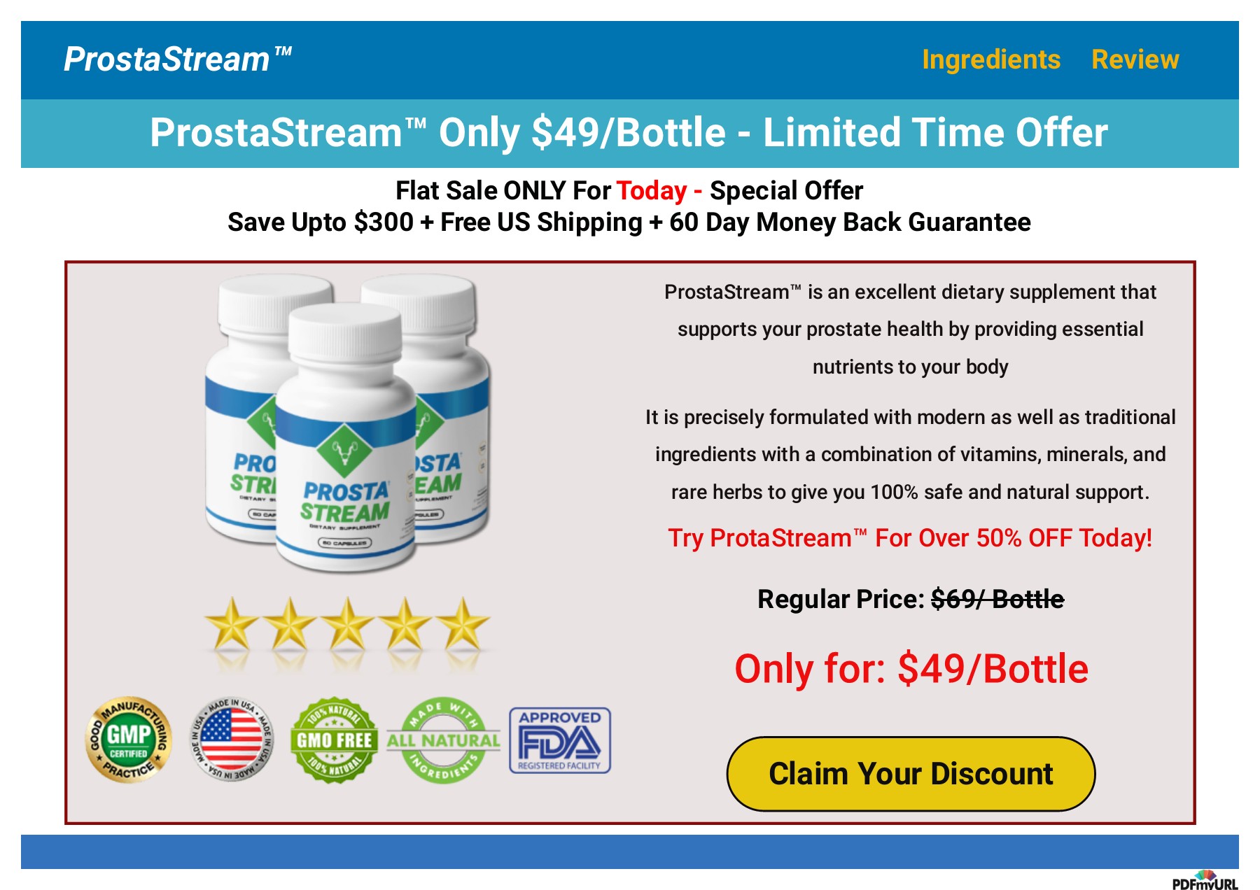 ProstaStream: Empowering Prostate Health for Men - leyofo2125 - Page 1 ...