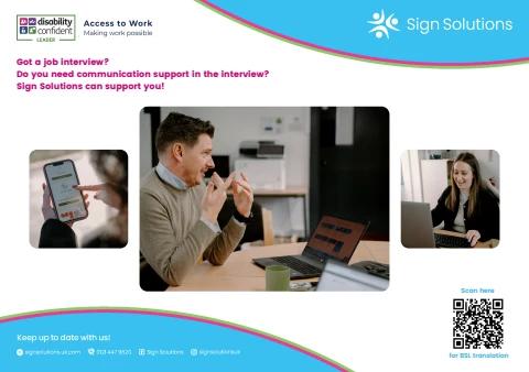 Communication support for Interviews in BSL