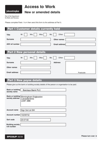 ATW DP228JP - New supplier details