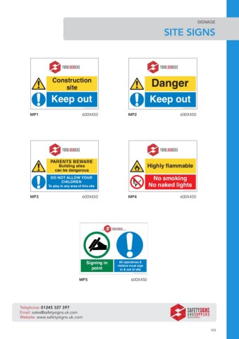 Safety Signs Catalogue - web - Page 103 | Flip PDF Online | PubHTML5
