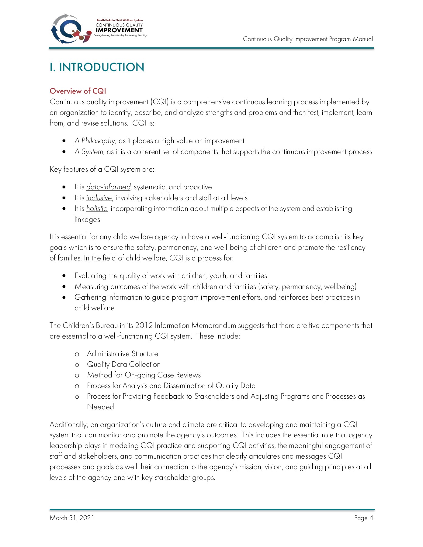 CQI Program Manual - lsauer - Page 7 | Flip PDF Online | PubHTML5