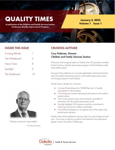 Quality Times Volume 1 Issue 1 01012023