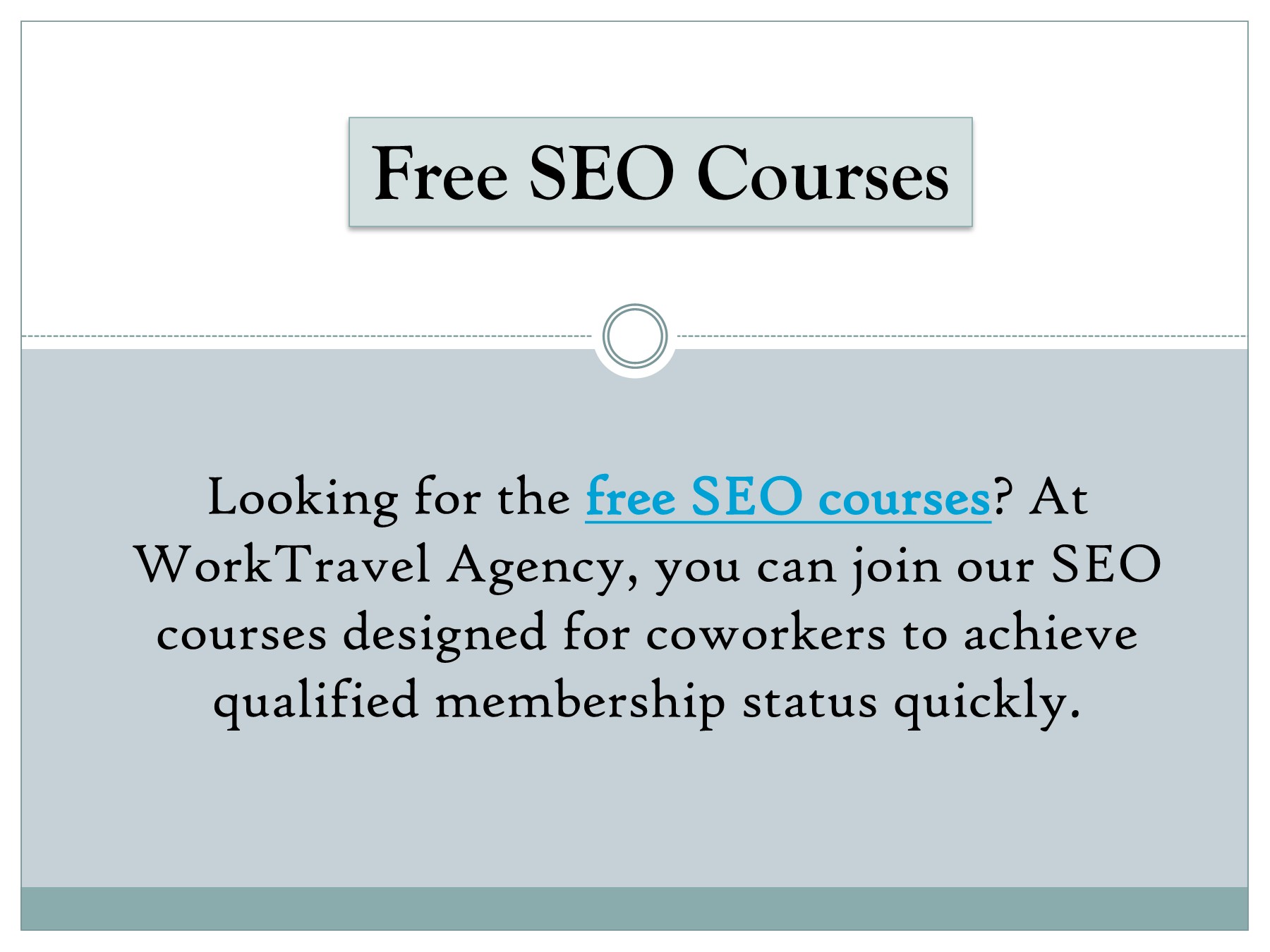 Free SEO Courses - WorkTravel Agency - Page 1 - 5 | Flip PDF Online ...