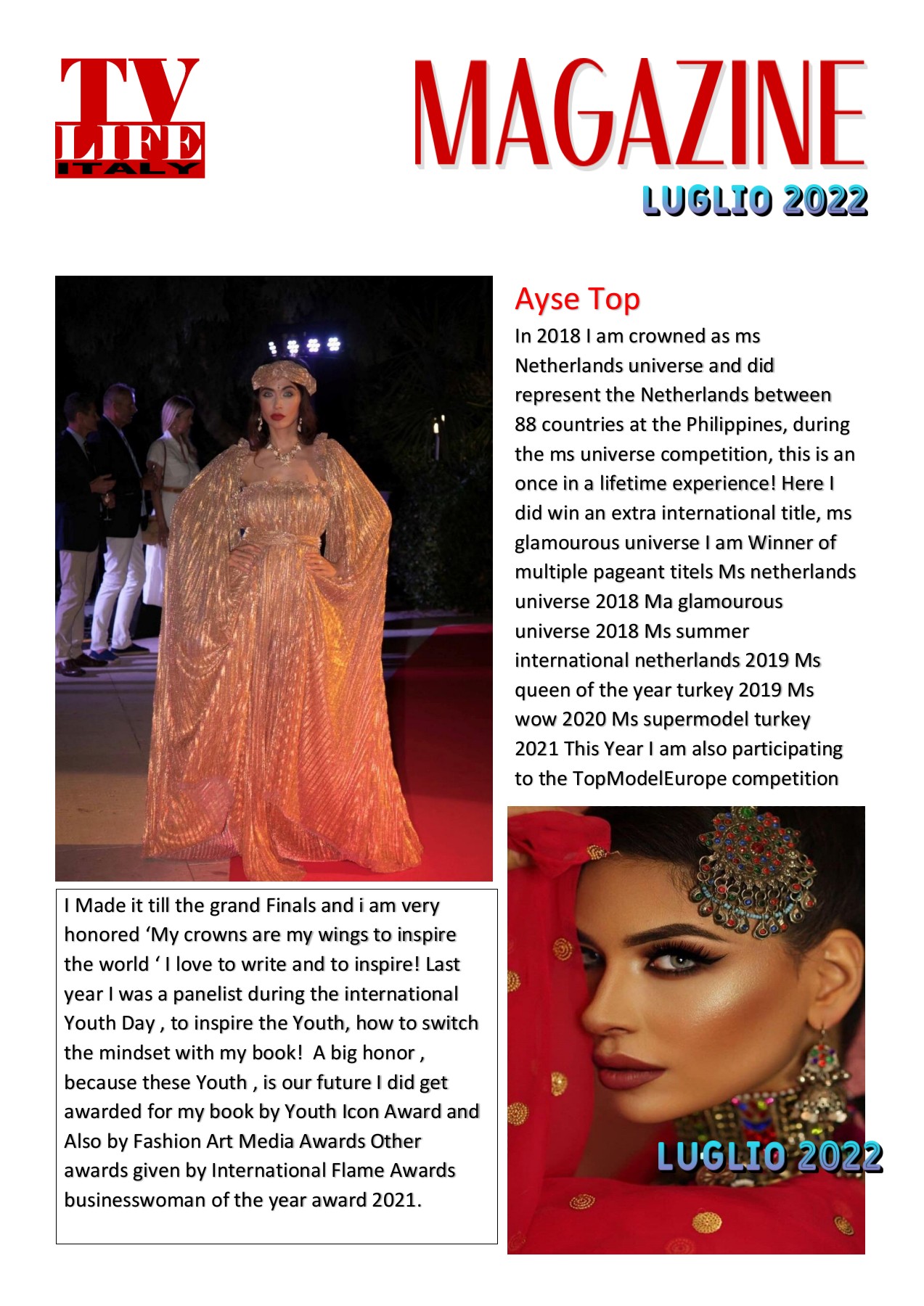 MAGAZINE LUGLIO 2022 - LIFE TV ITALY - Pagina 2 | PDF in linea | PubHTML5