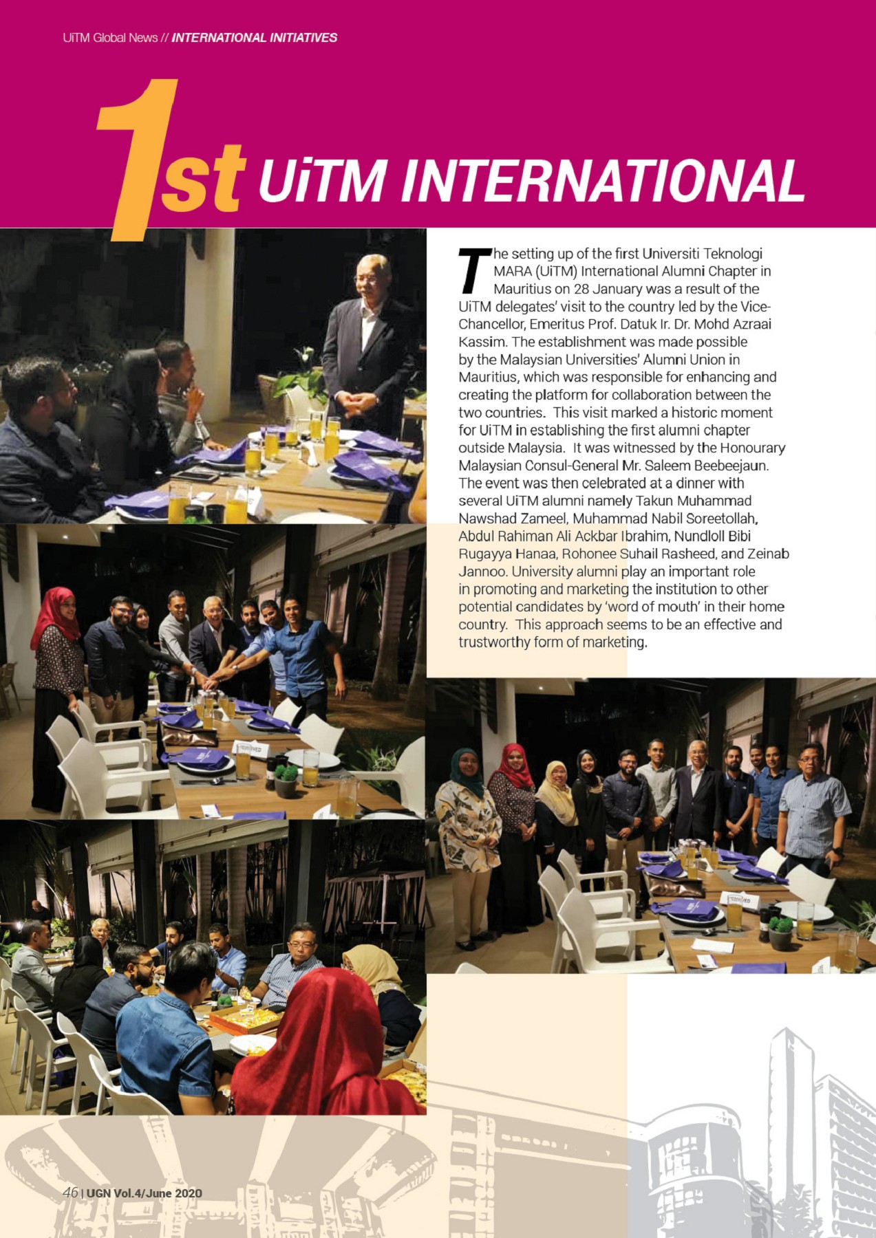 UiTM GLOBAL NEWS VOL.4 ONLINE - Norfadzilah Abd Manap - Pagina 46 | Flipboekje Online | PubHTML5