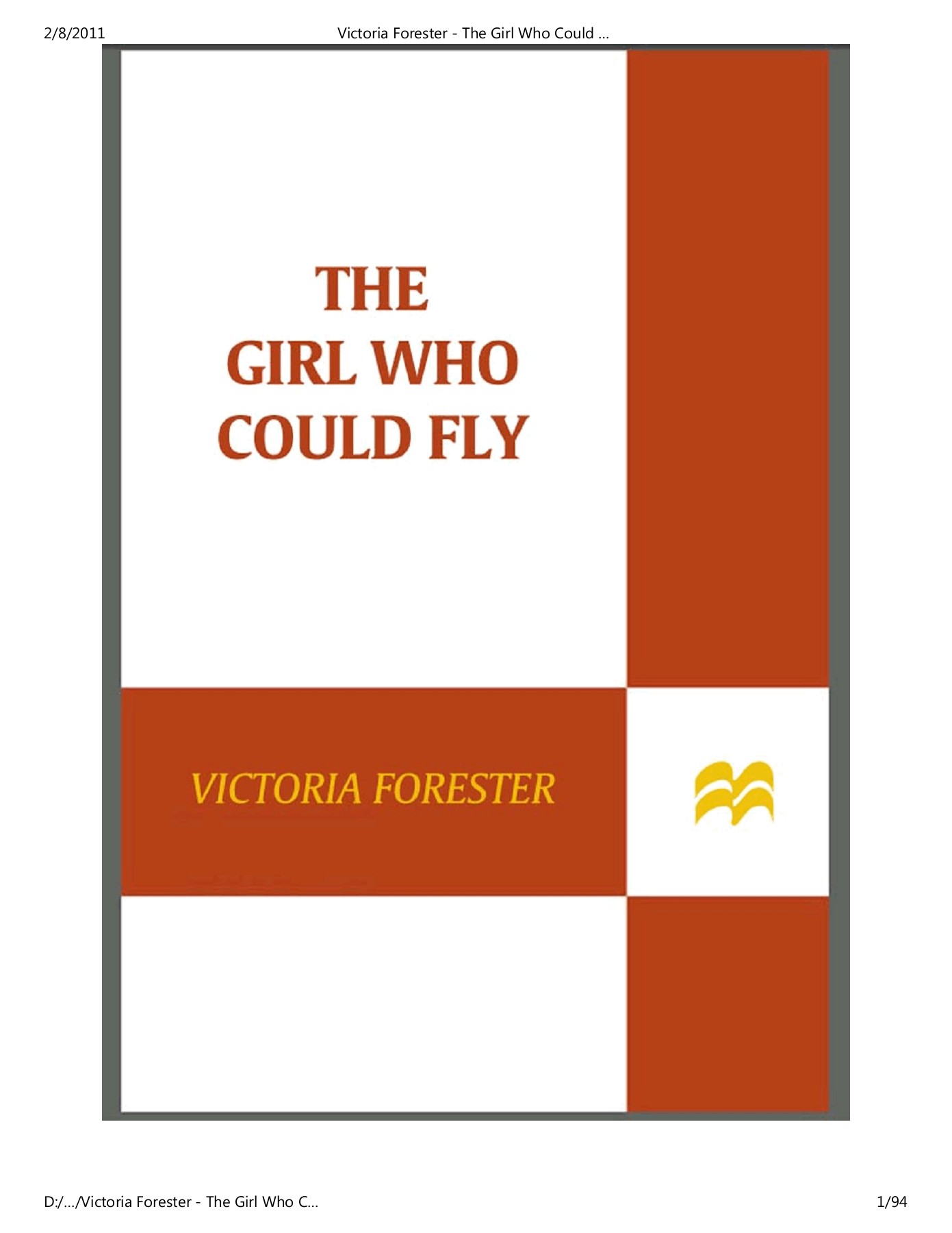epdf.pub_the-girl-who-could-fly - mattwy - Page 1 - 94 | Flip PDF ...
