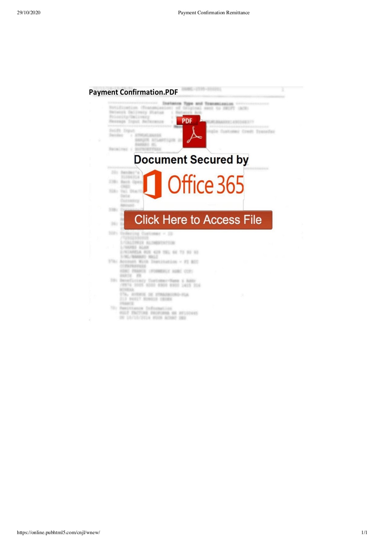 Payment Confirmation - limocalbe - Page 1 - 1 | Flip PDF Online | PubHTML5