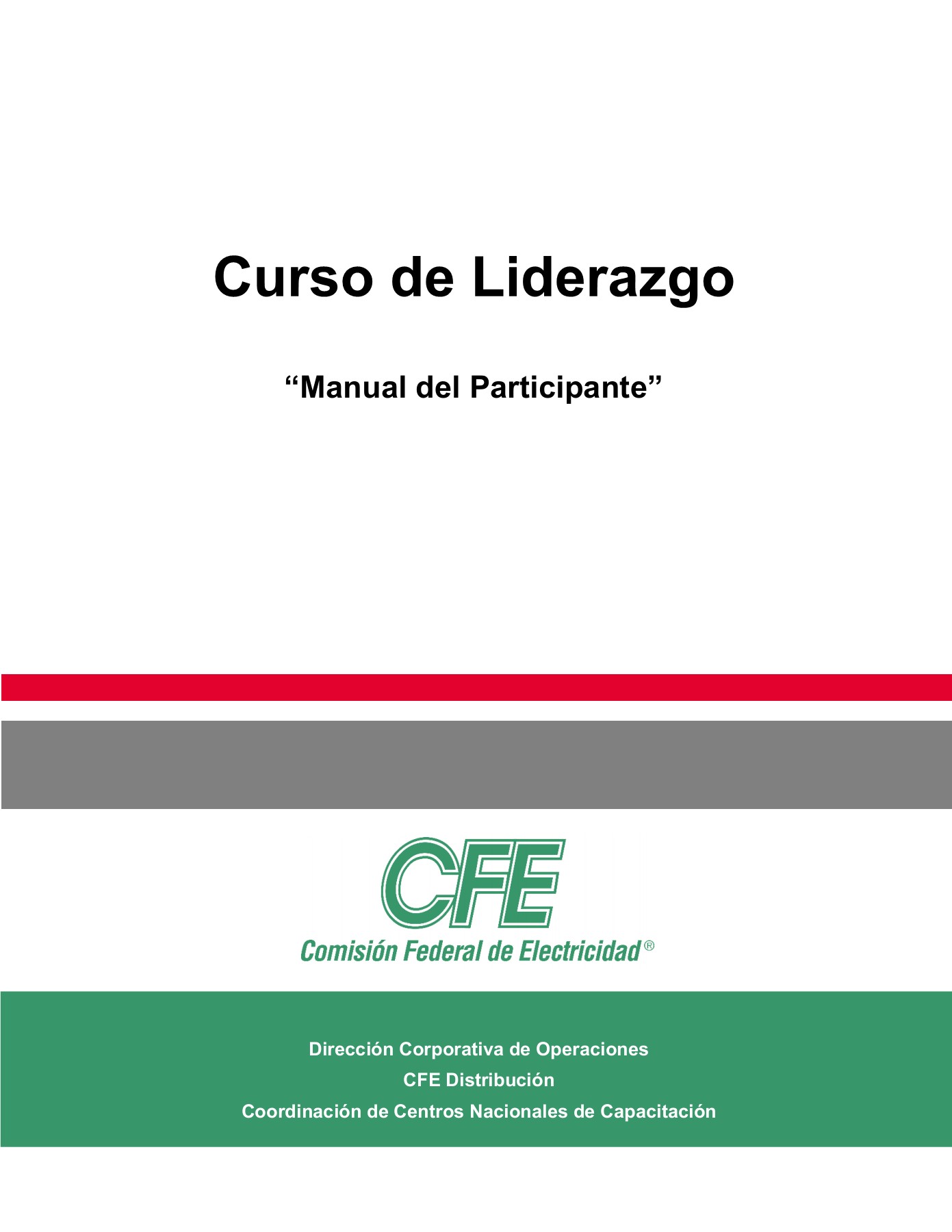Manual del participante_Autoliderazgo - cfe.liderazgo - Página 1 - 32 ...